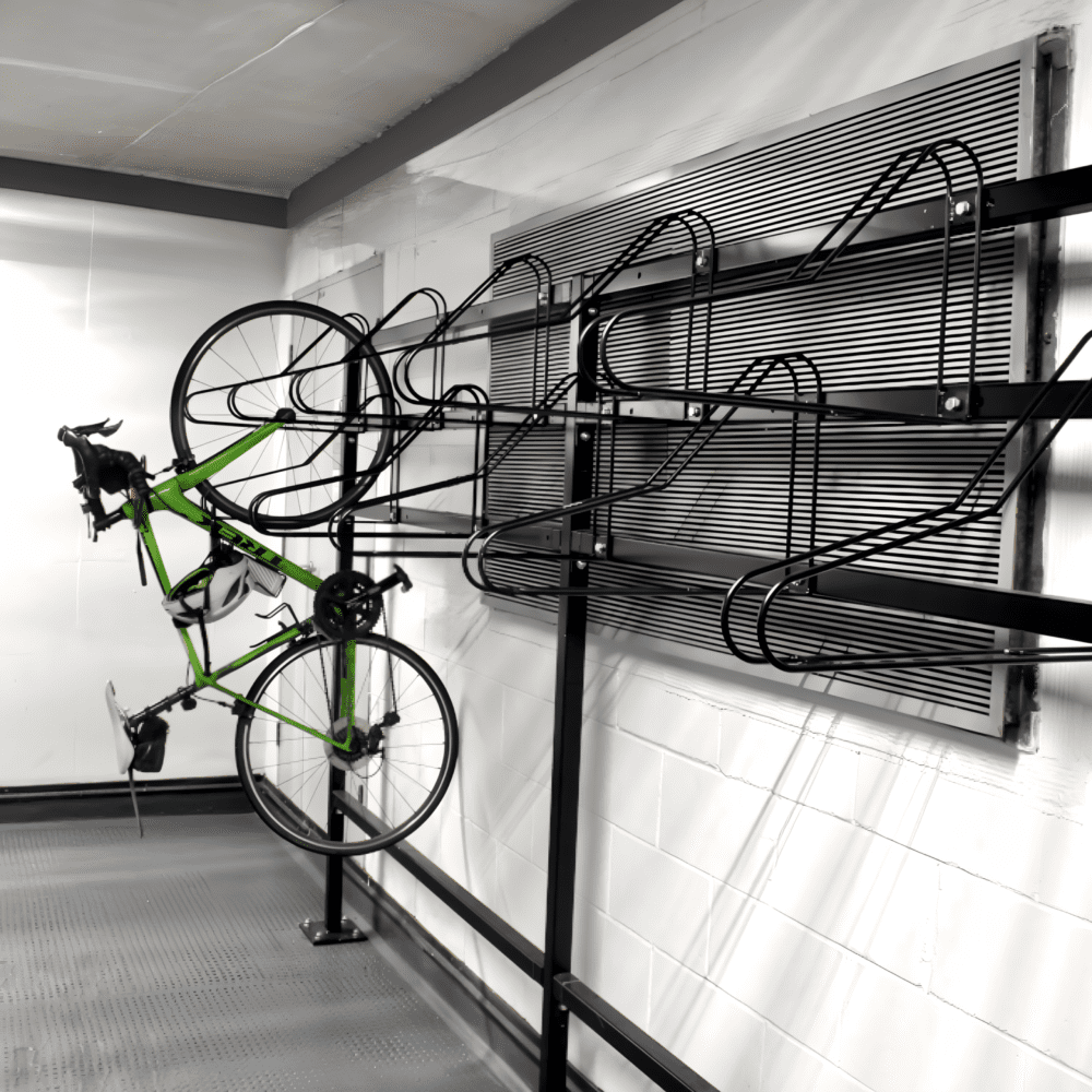 Bicycle standing rack store