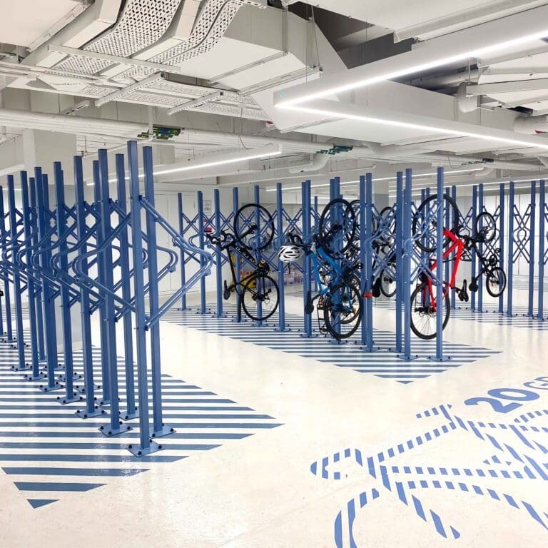 Vertical Bike Racks - The Bike Storage Company